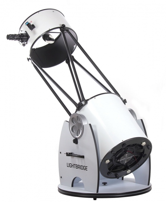 Meade LightBridge 16" Collapsible Truss-Tube Dobsonian Telescope ...